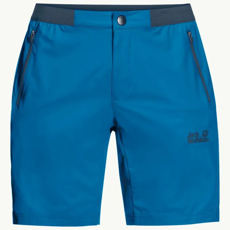 Jack Wolfskin Mens Trail Shorts: Pacific Blue