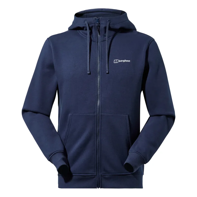 Berghaus Logo Full Zip Hoody in Dark Blue