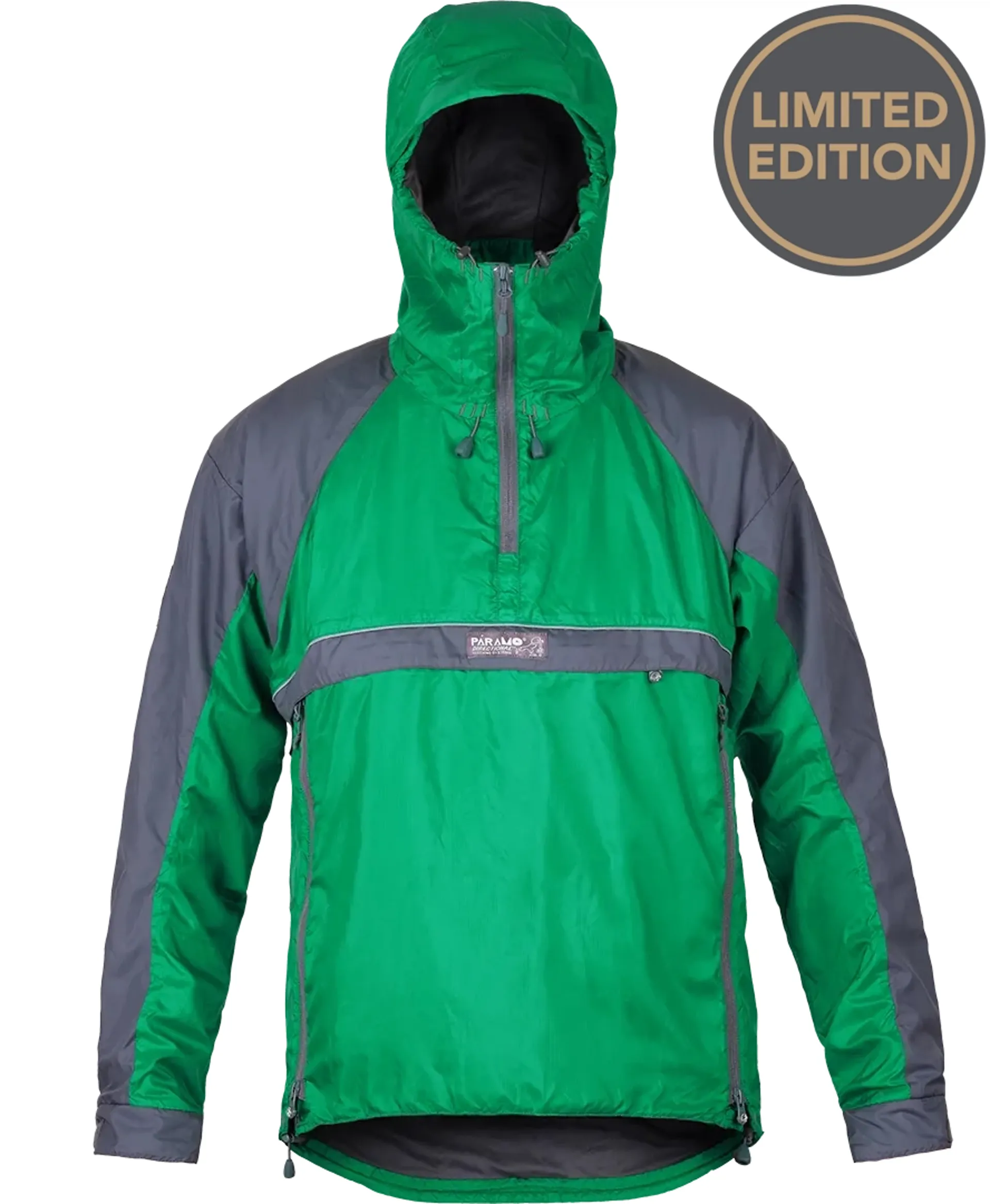 Paramo Velez Adventure Light Smock Mens in Peapod/Rock Grey