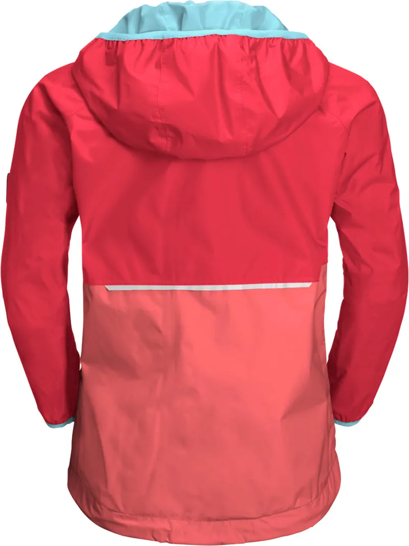 Jack Wolfskin Kids Rainy Days Jacket Tulip Red