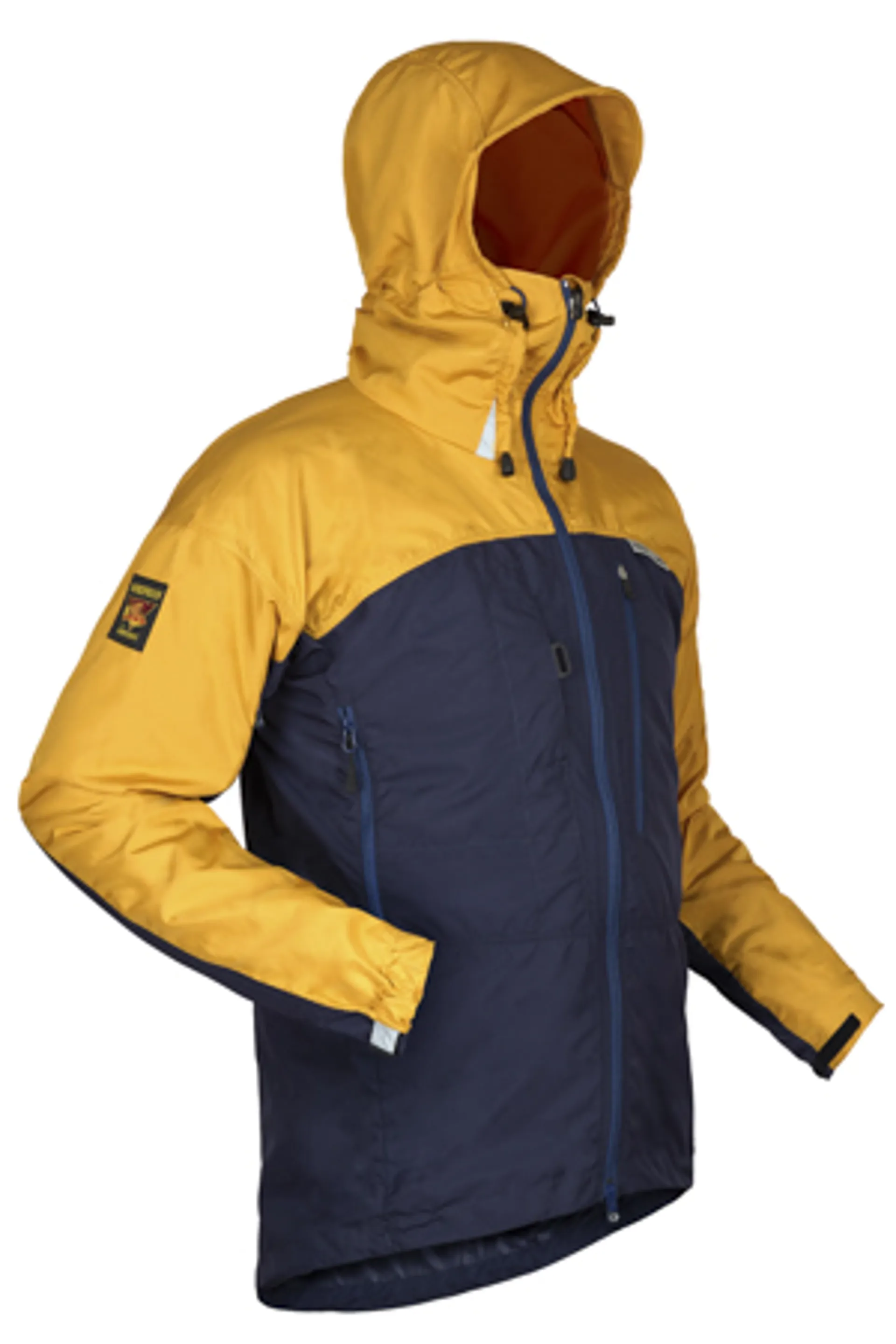 Paramo Enduro Windproof Jacket Mens in Midnight/Gold