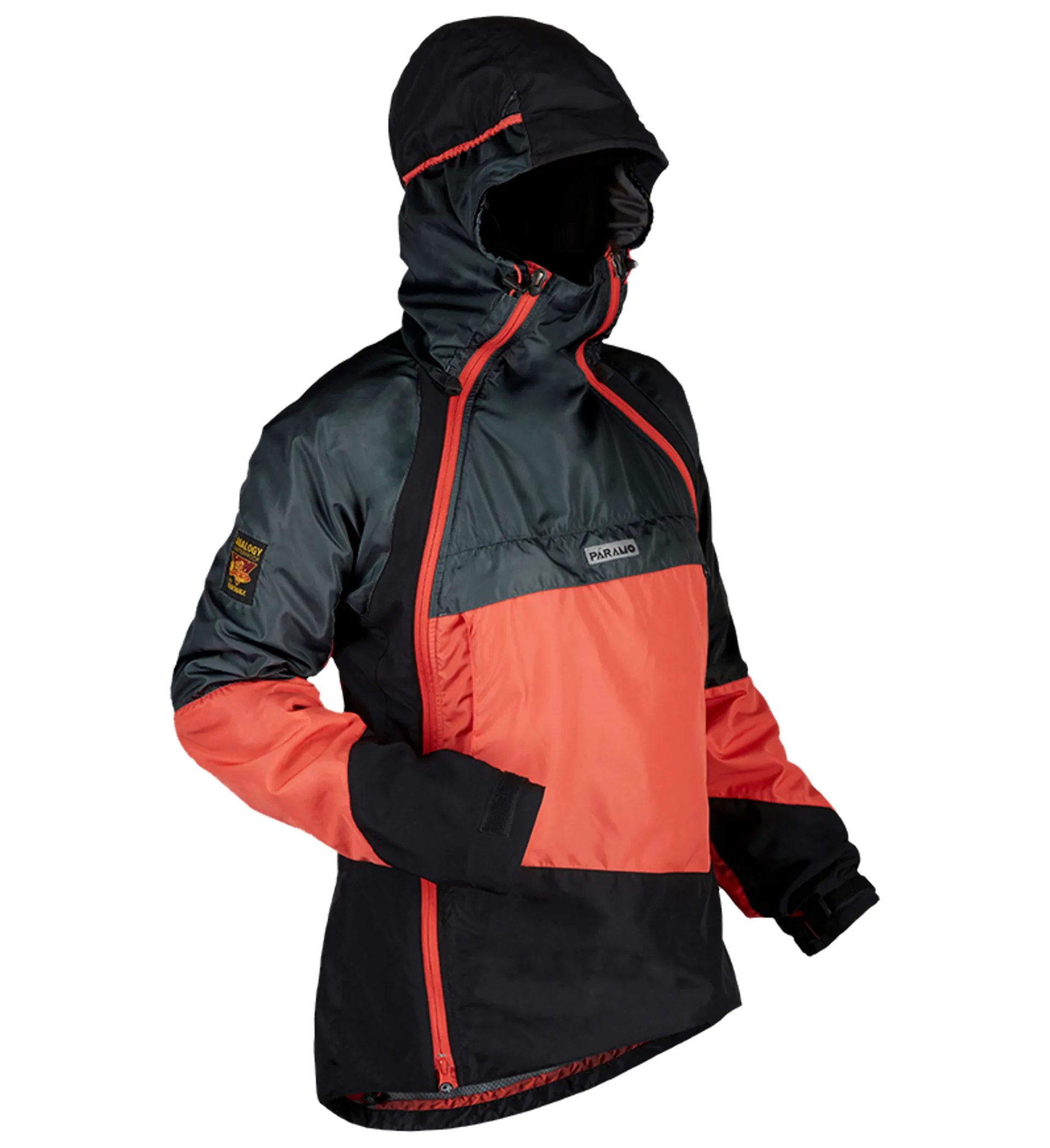 Paramo Velez Evolution Hybrid Waterproof Smock Women's Hot Coral